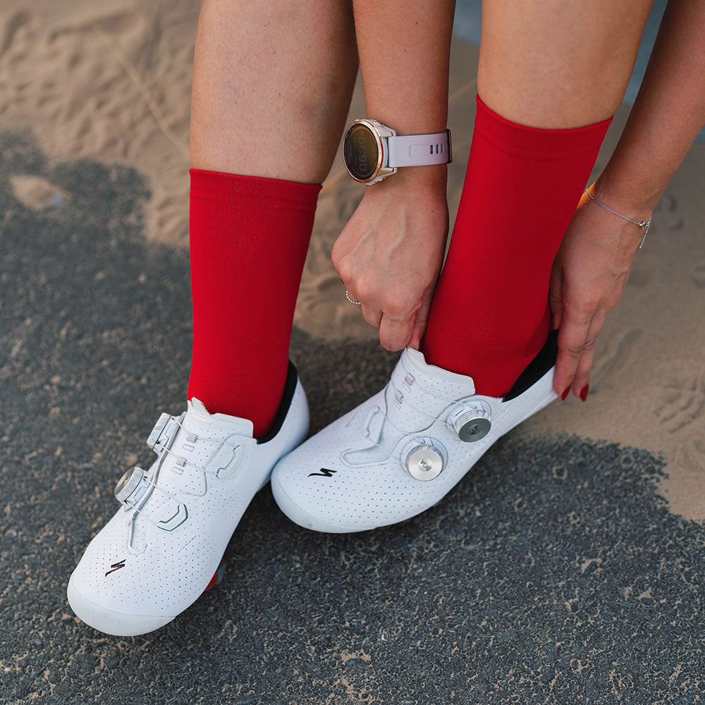 Red Cycling Socks – Veto Socks